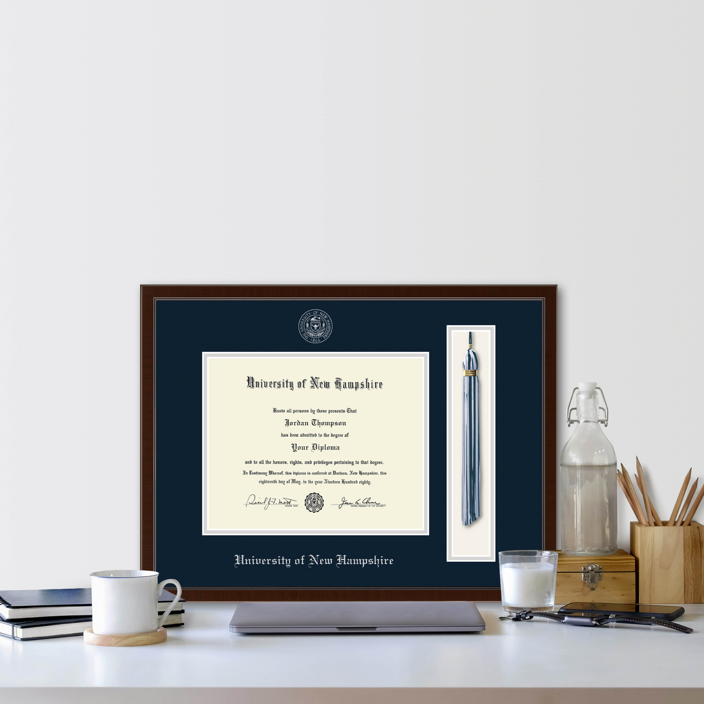 University of New Hampshire Tassel Edition Diploma Frame in Delta ...
