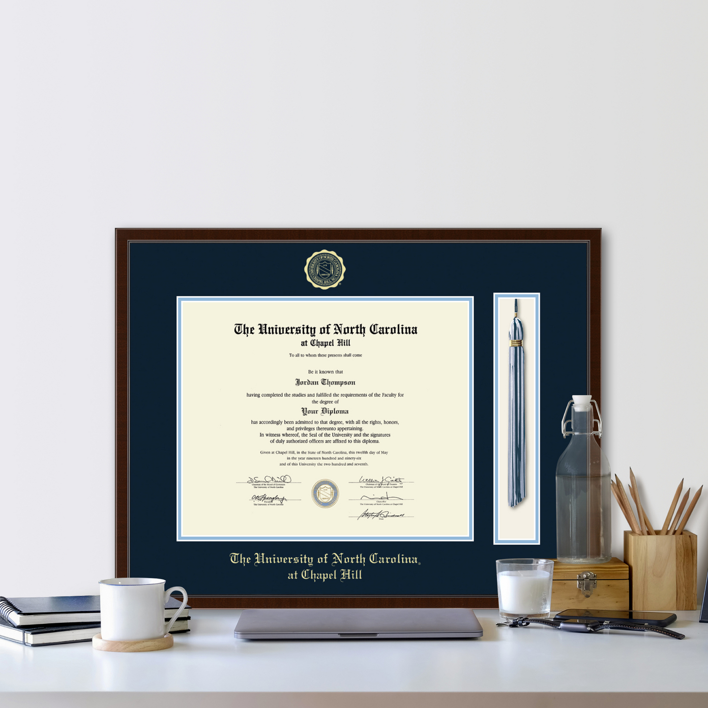 University of North Carolina Chapel Hill Tassel Edition Diploma Frame ...
