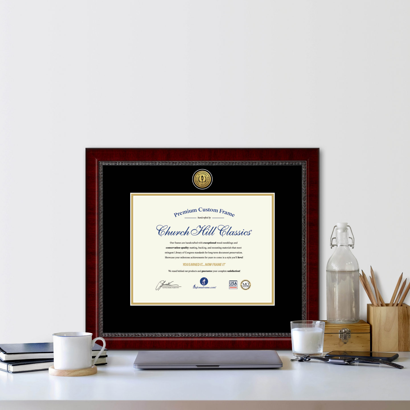 Academic Certificate Frames and Gifts Engraved Academic Certificate ...
