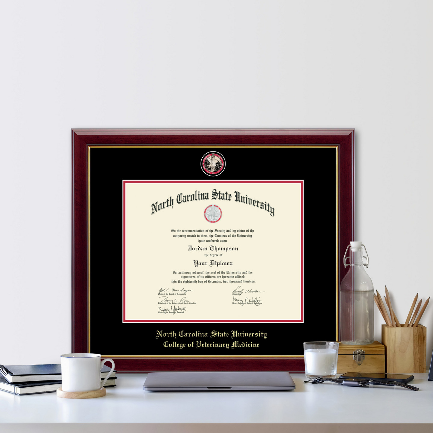 North Carolina State University Masterpiece Medallion Diploma Frame in ...