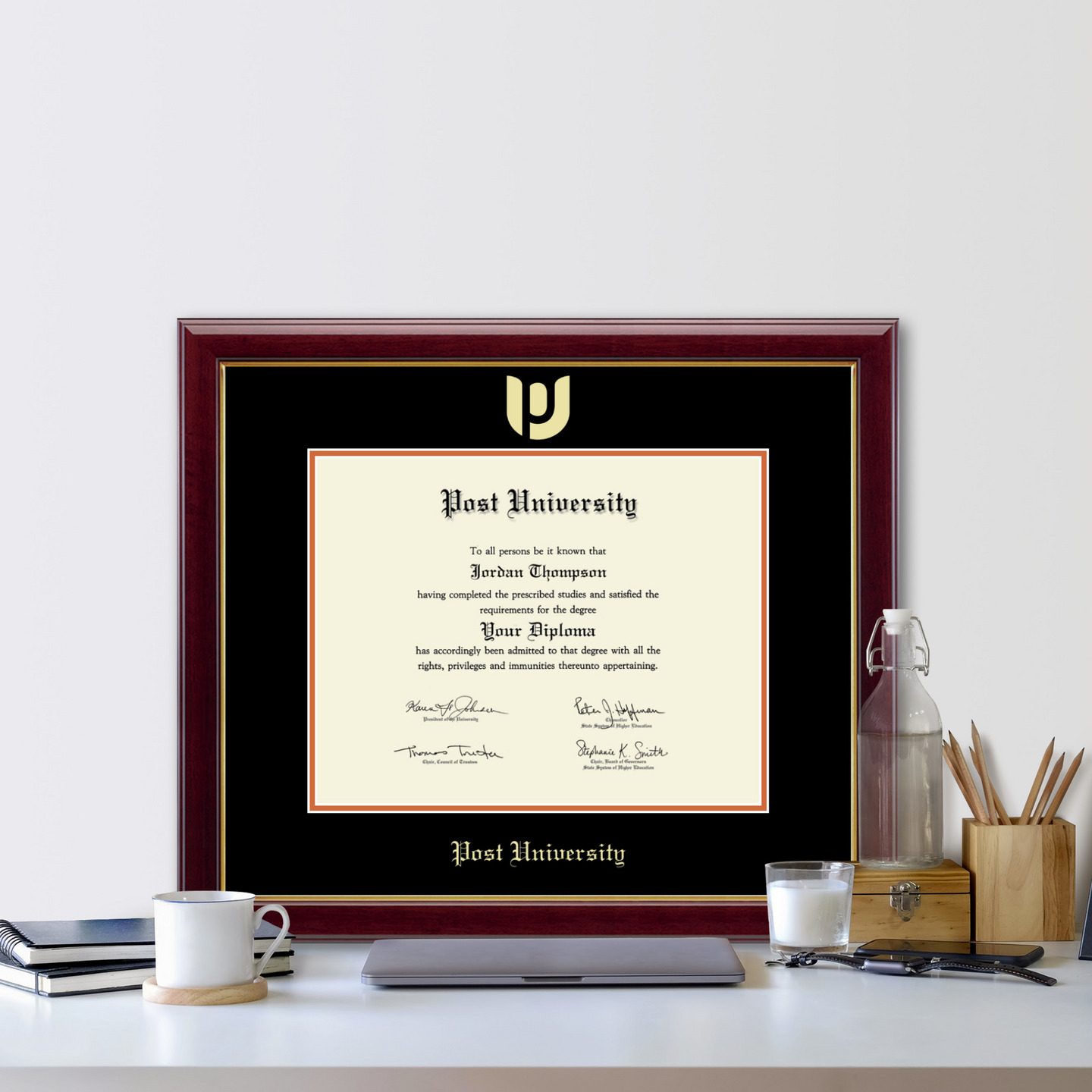 Post University Gold Embossed Diploma Frame in Gallery - Item #319845