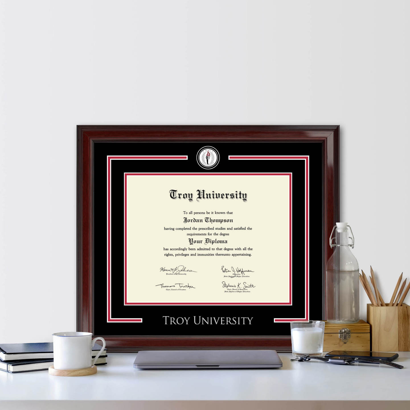 Troy University Showcase Edition Diploma Frame in Encore - Item #320094 from Troy University