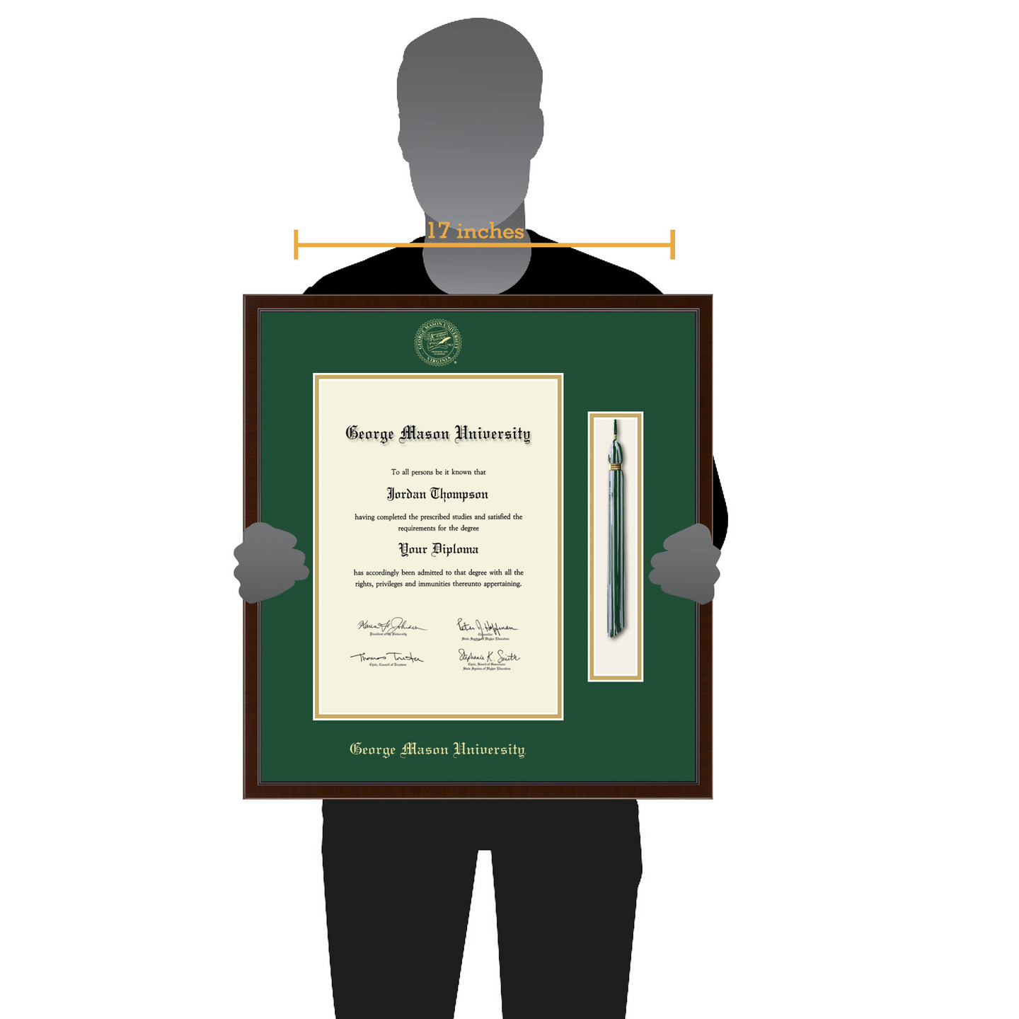 George Mason University Tassel Edition Diploma Frame in Delta - Item ...