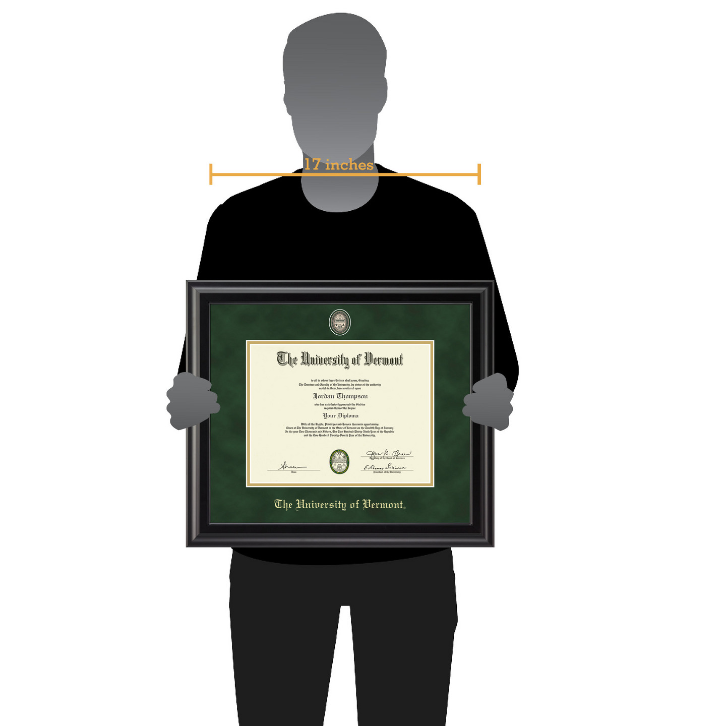 The University of Vermont Masterpiece Medallion Diploma Frame in ...