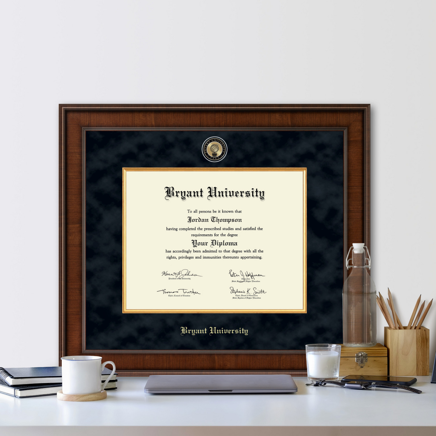 Bryant University Presidential Masterpiece Diploma Frame in Madison ...