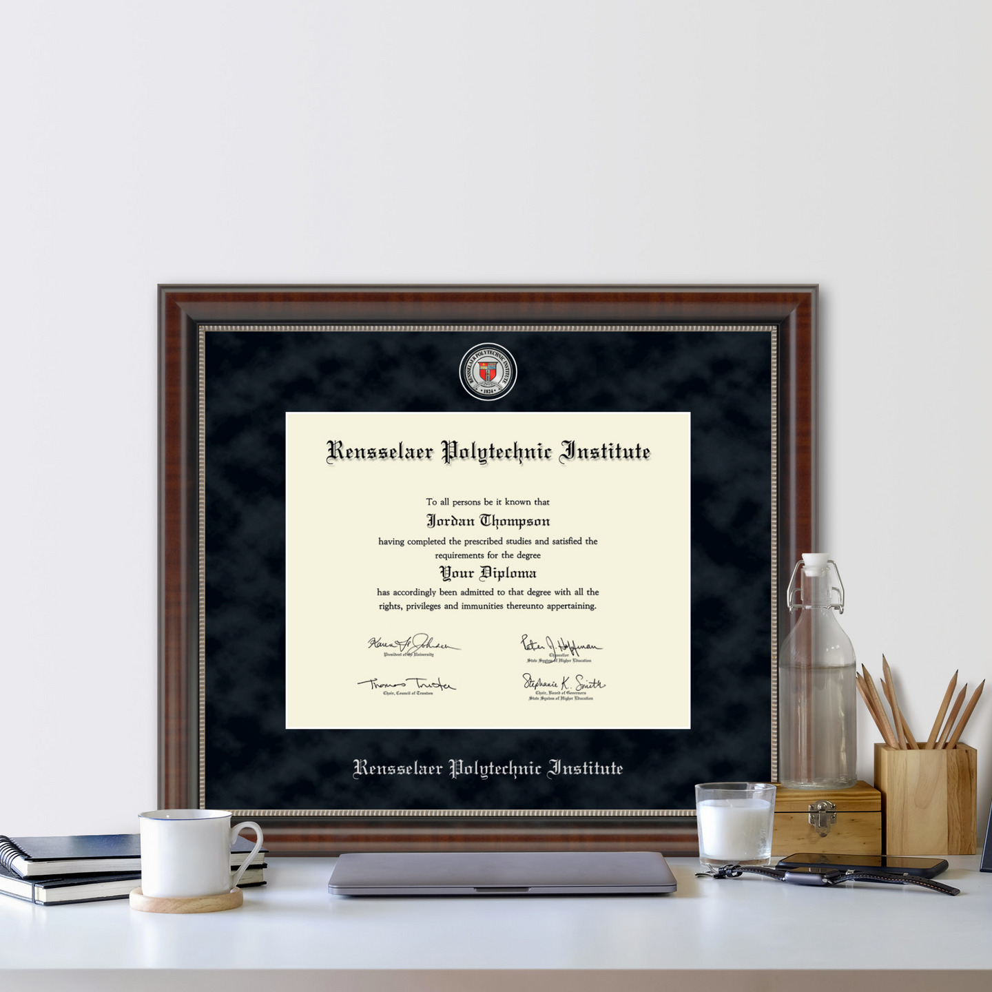 Rensselaer Polytechnic Institute Regal Edition Diploma Frame in Chateau ...