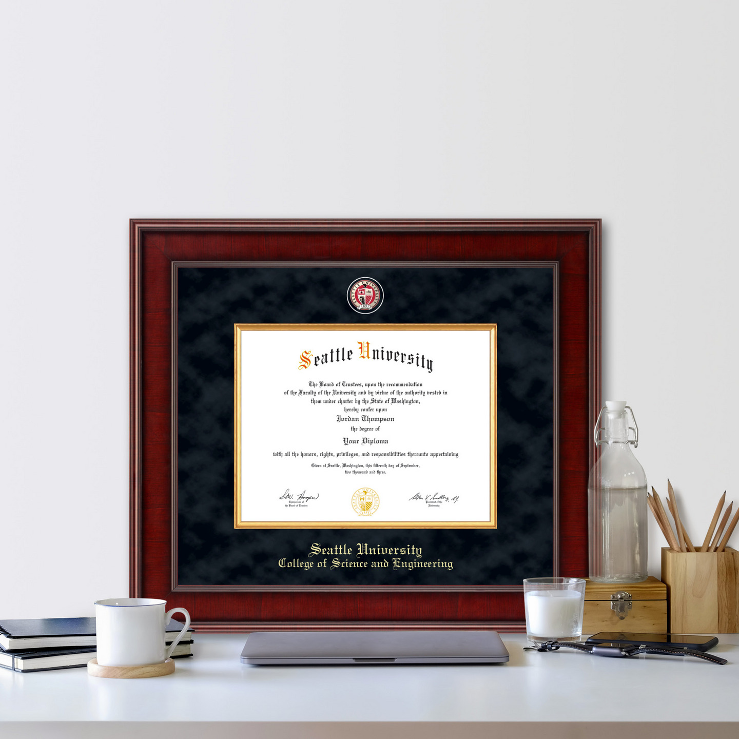 Seattle University Presidential Masterpiece Diploma Frame in Jefferson ...