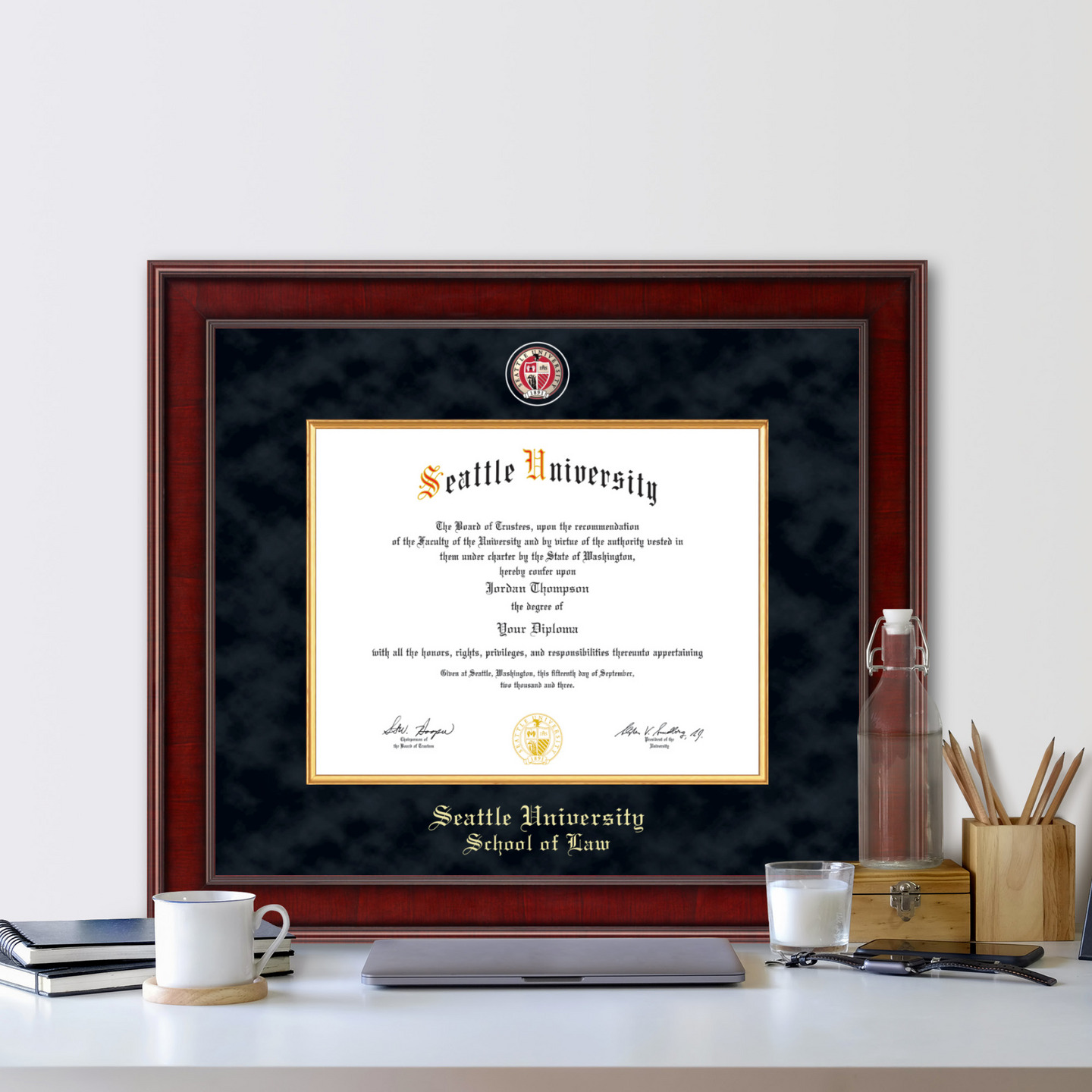 Seattle University Presidential Masterpiece Diploma Frame in Jefferson ...