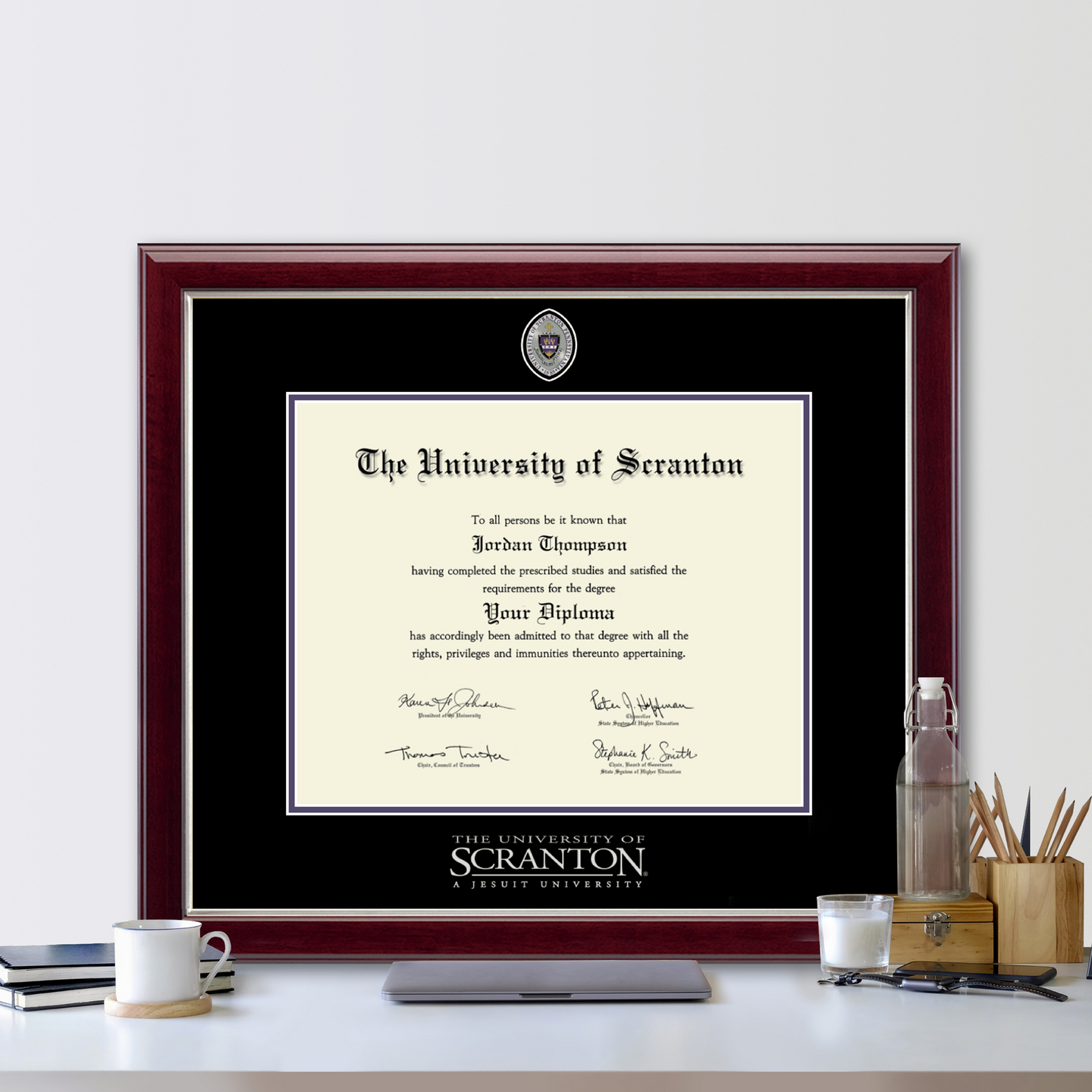 The University of Scranton Masterpiece Medallion Diploma Frame in ...