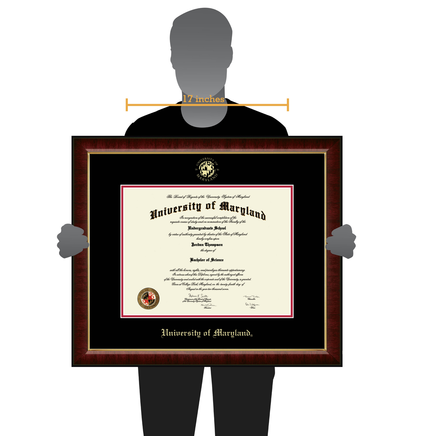 University of Maryland, College Park Gold Embossed Diploma Frame in ...