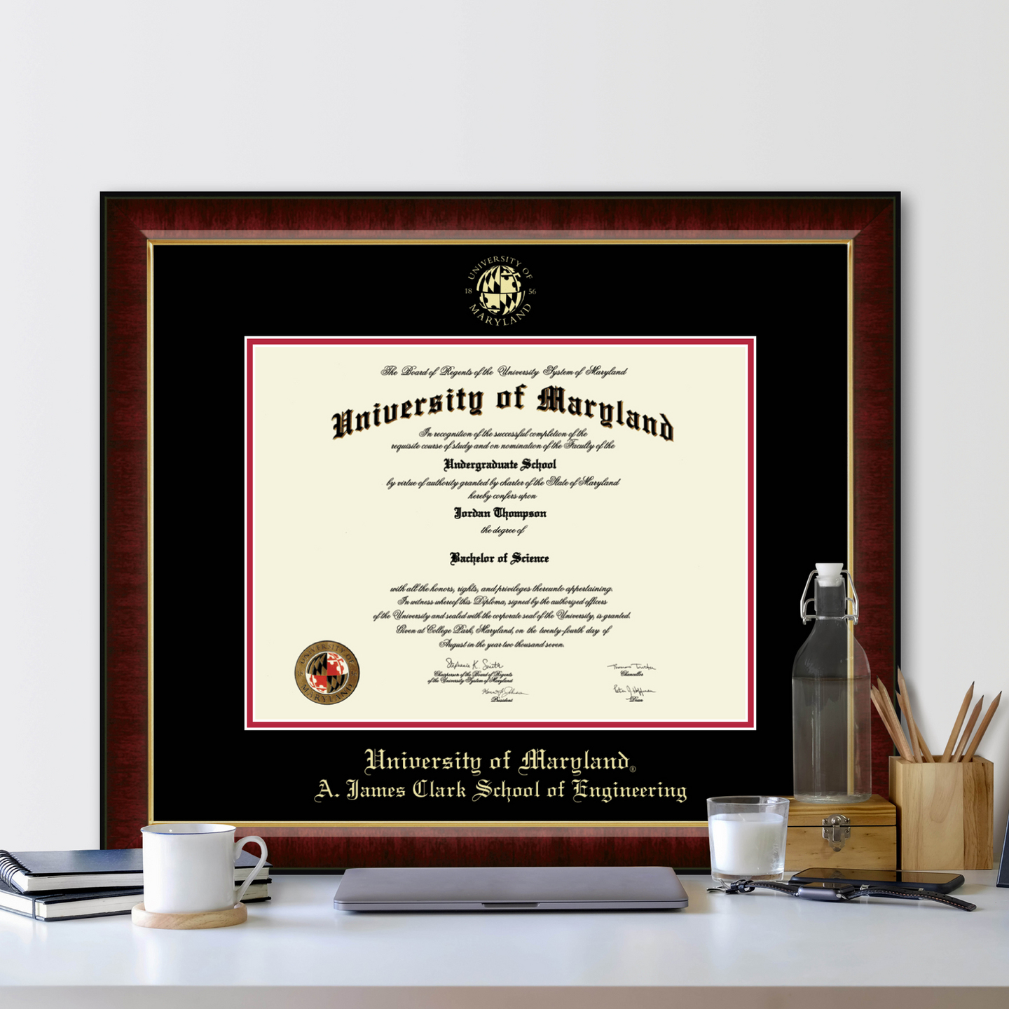University of Maryland, College Park Gold Embossed Diploma Frame in ...