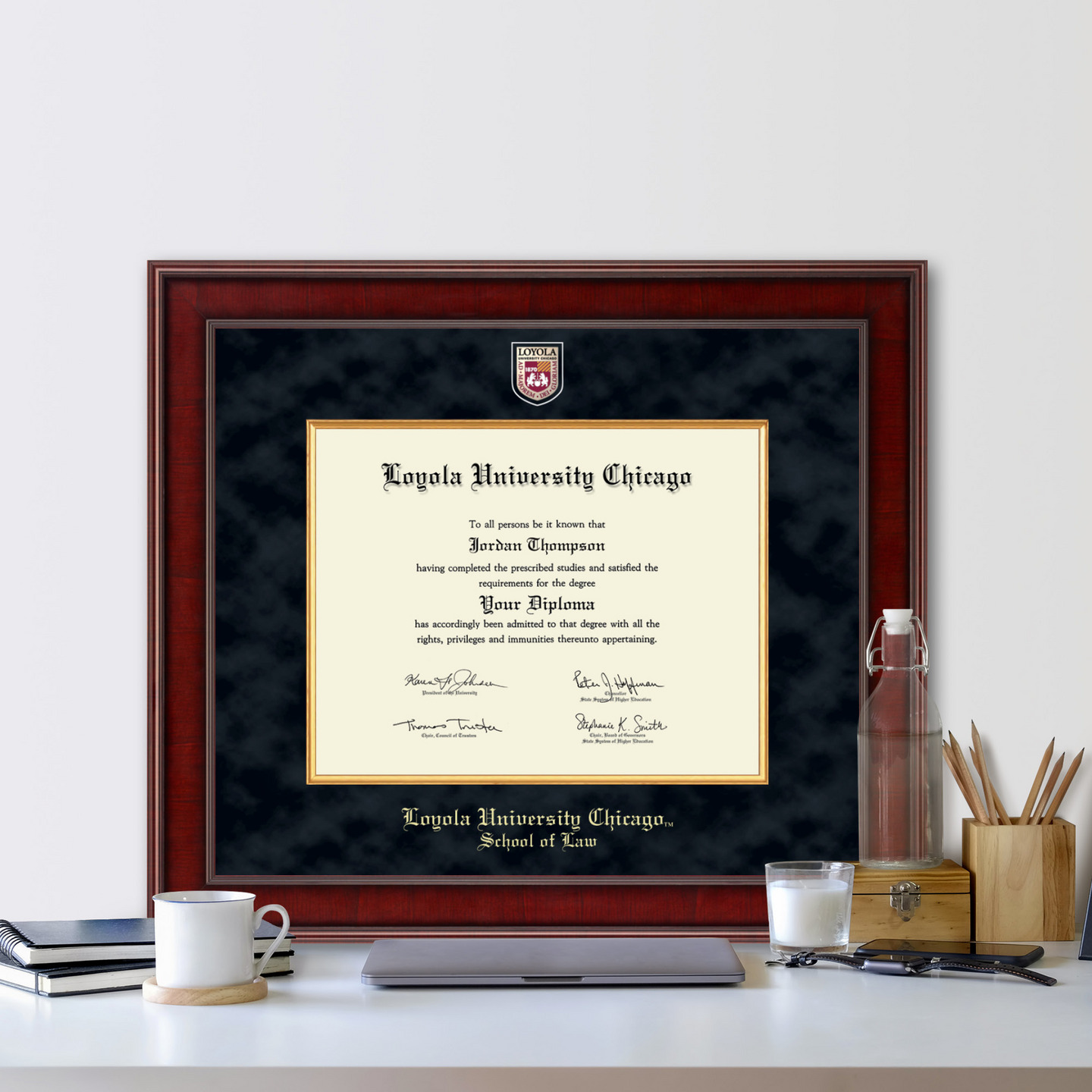 Loyola University Chicago Presidential Masterpiece Diploma Frame in ...