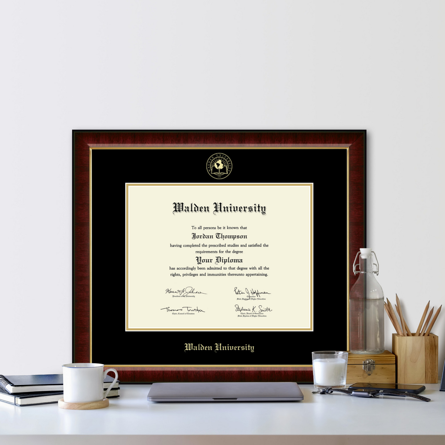 Walden University Gold Embossed Diploma Frame in Murano - Item #257810