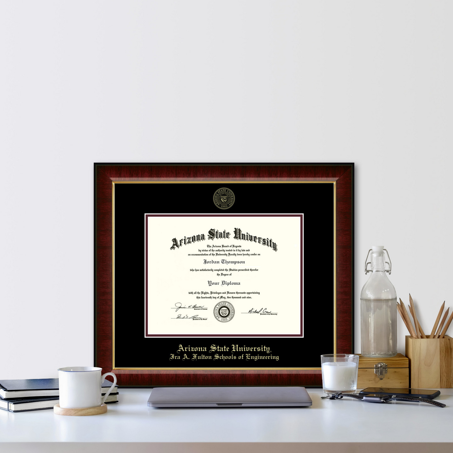 Arizona State University Gold Embossed Diploma Frame in Murano - Item ...