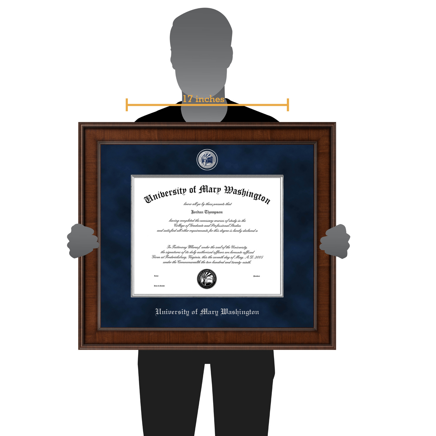 University of Mary Washington Presidential Masterpiece Diploma Frame in ...