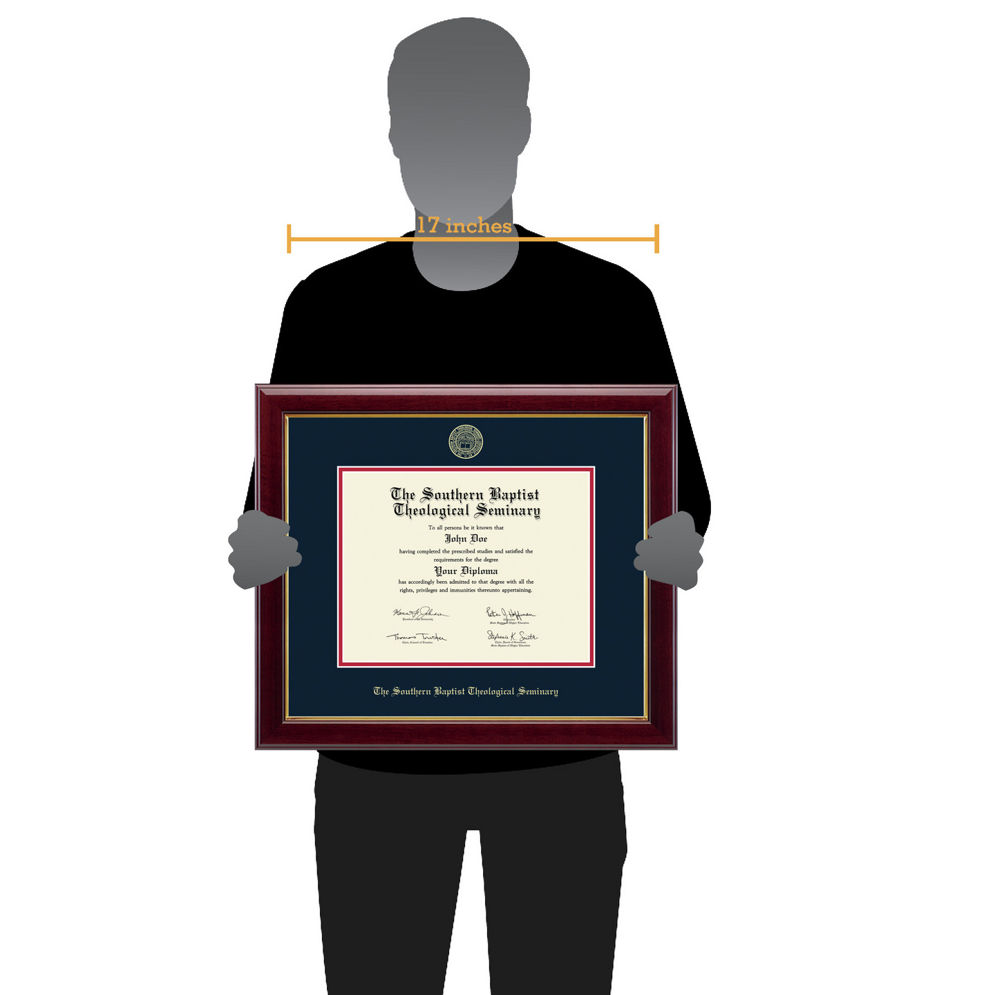 The Southern Baptist Theological Seminary Gold Embossed Diploma Frame ...