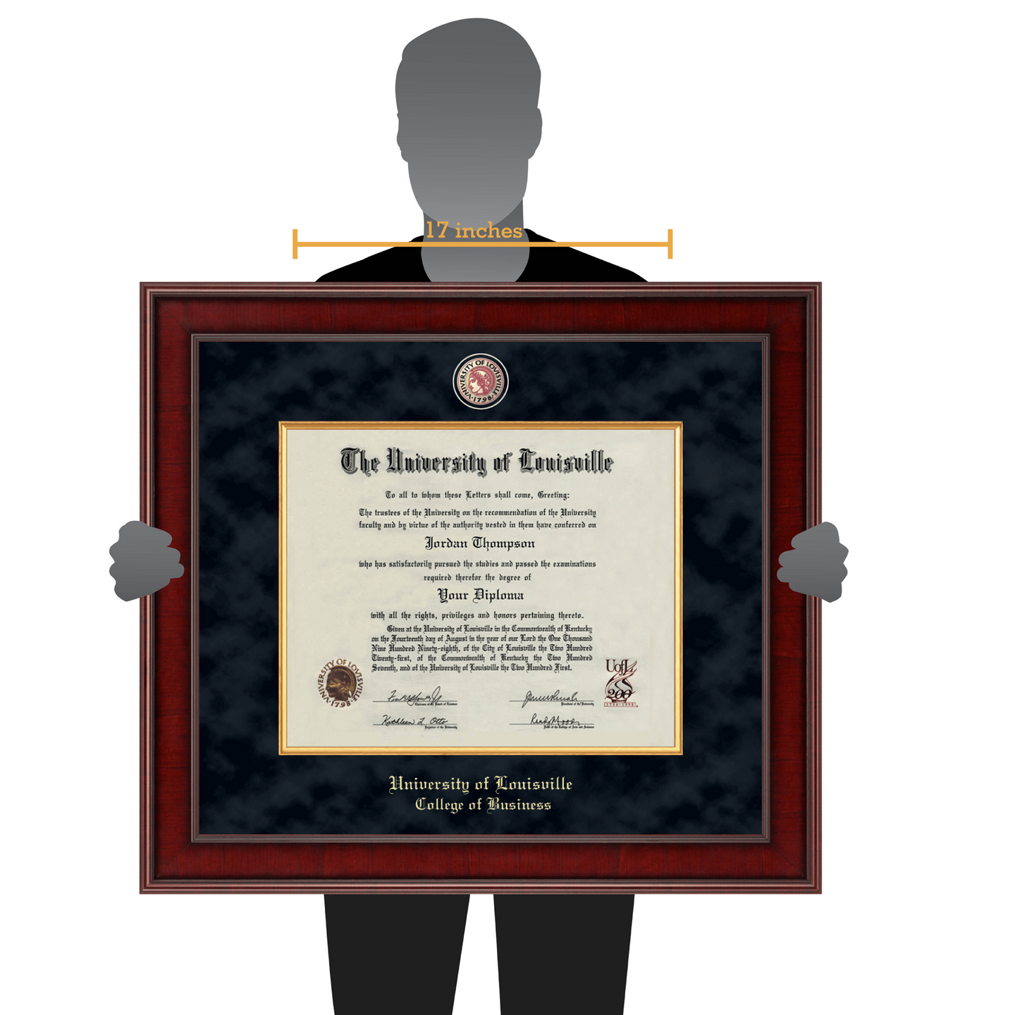 University of Louisville Presidential Masterpiece Diploma Frame in ...