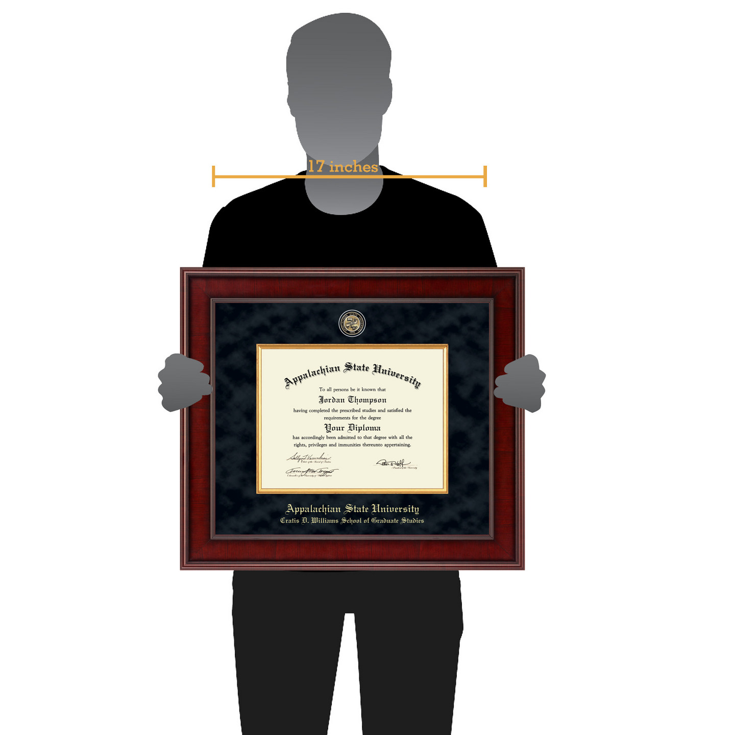 Appalachian State University Presidential Masterpiece Diploma Frame in ...