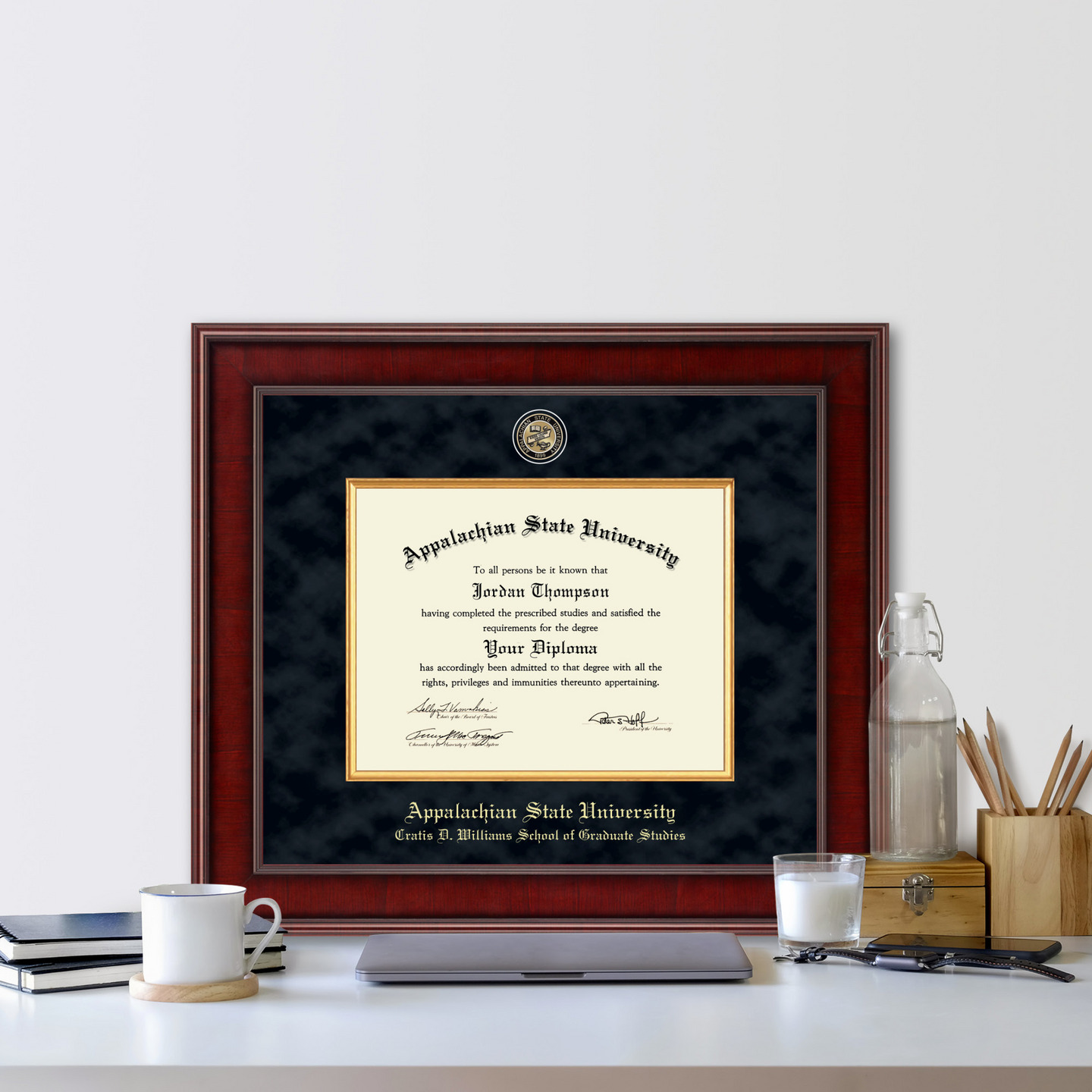 Appalachian State University Presidential Masterpiece Diploma Frame in ...