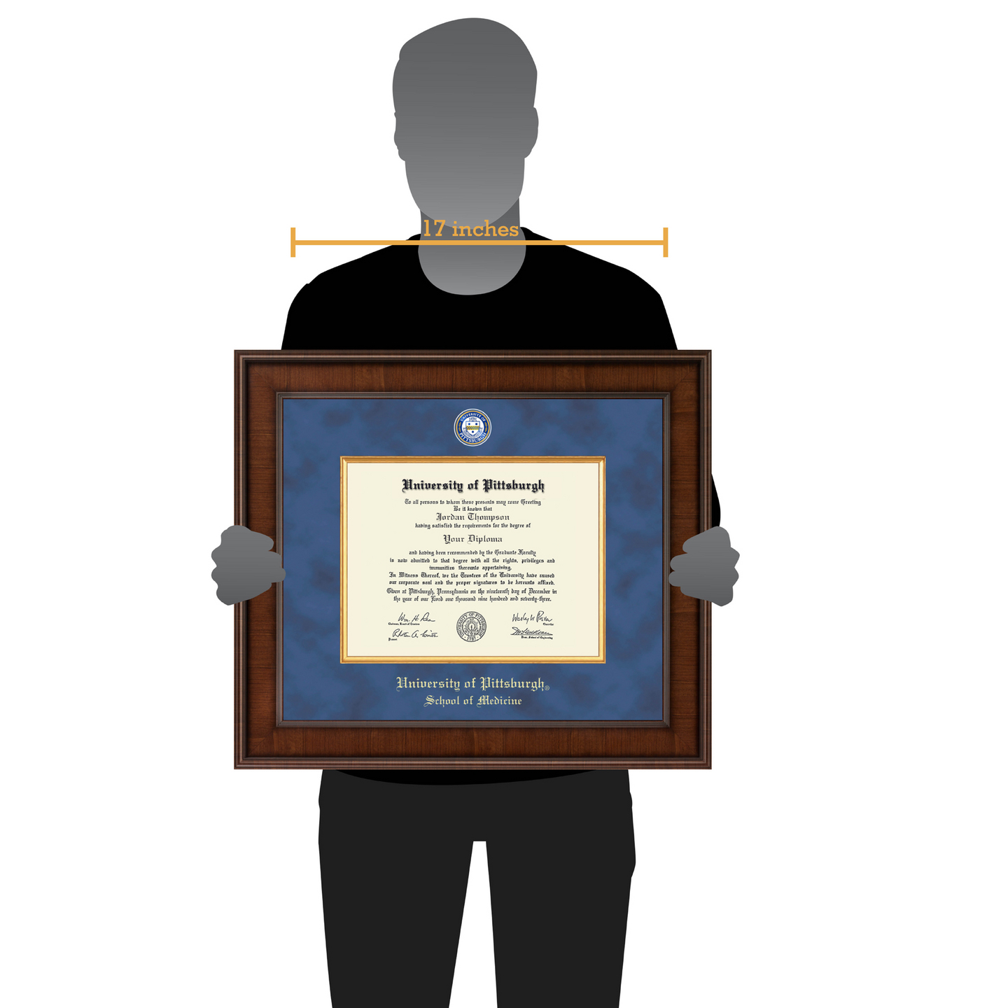 University of Pittsburgh Presidential Masterpiece Diploma Frame in ...