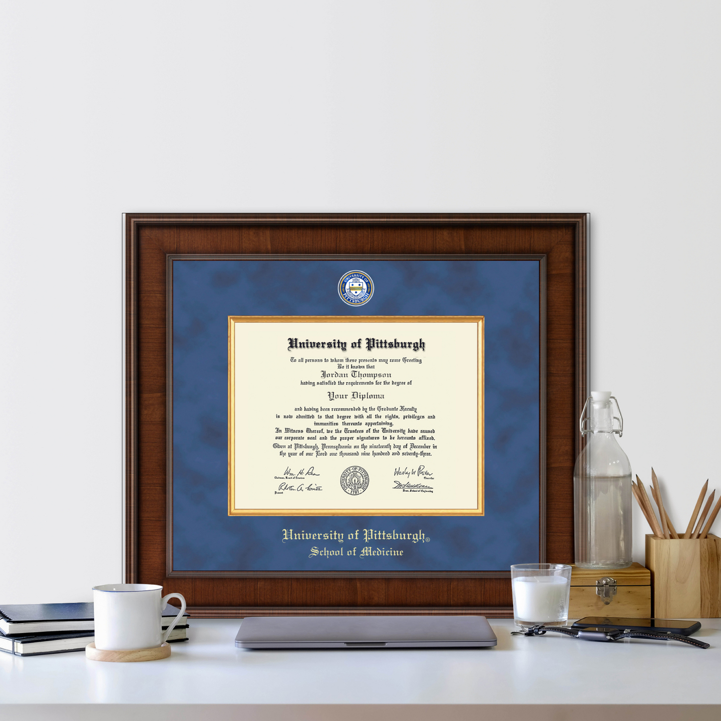 University of Pittsburgh Presidential Masterpiece Diploma Frame in ...