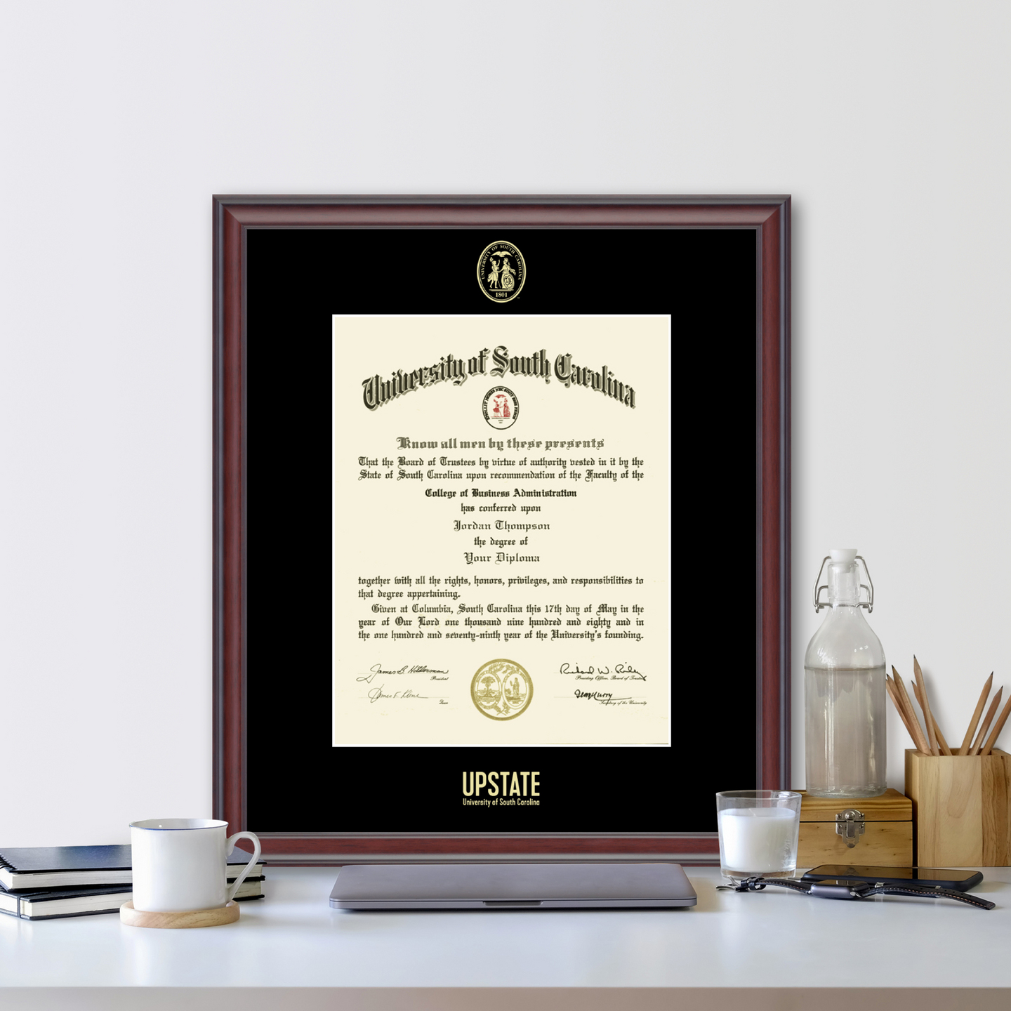 University of South Carolina Upstate Gold Embossed Diploma Frame in ...