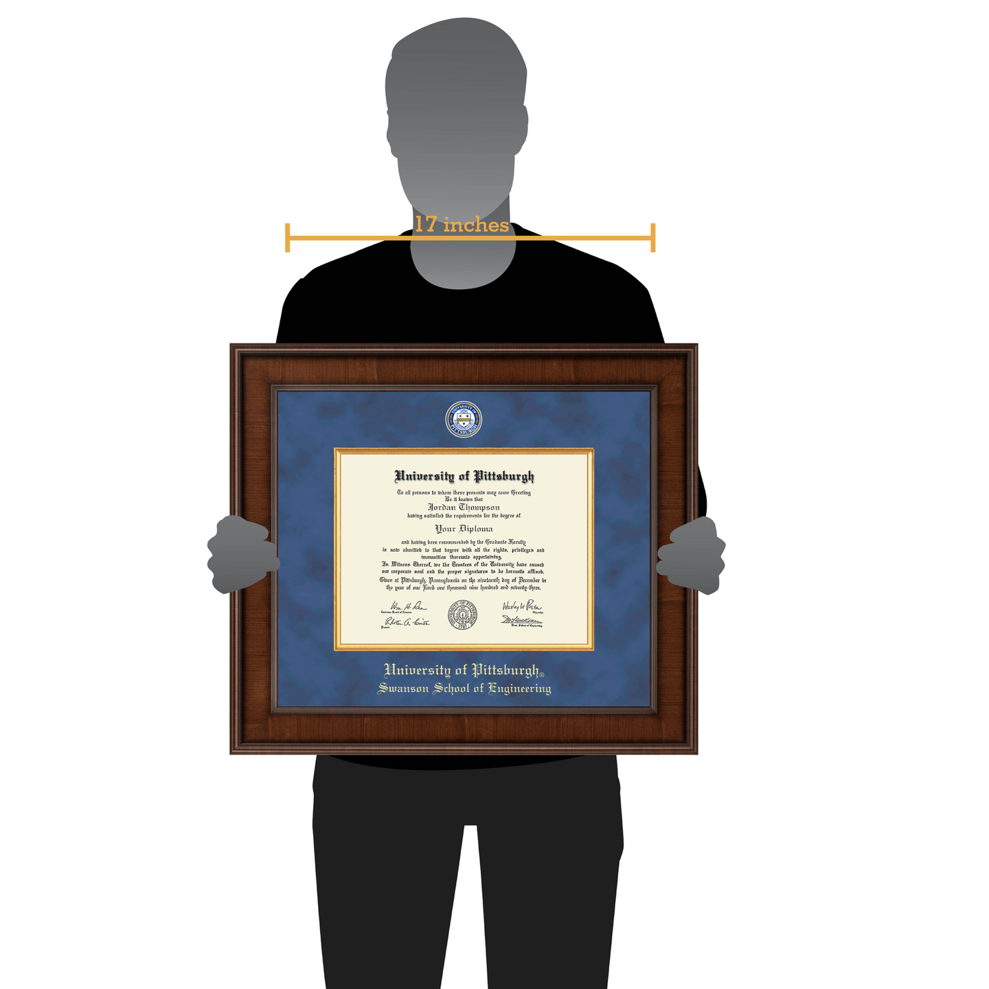 University of Pittsburgh Presidential Masterpiece Diploma Frame in ...