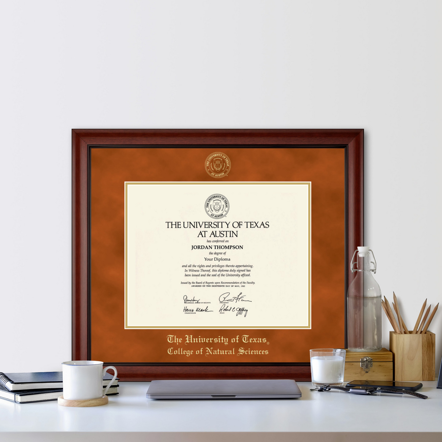 The University of Texas at Austin Gold Embossed Diploma Frame in ...