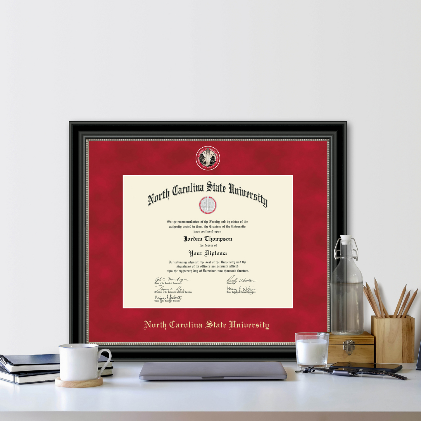 North Carolina State University Regal Edition Diploma Frame in Noir ...