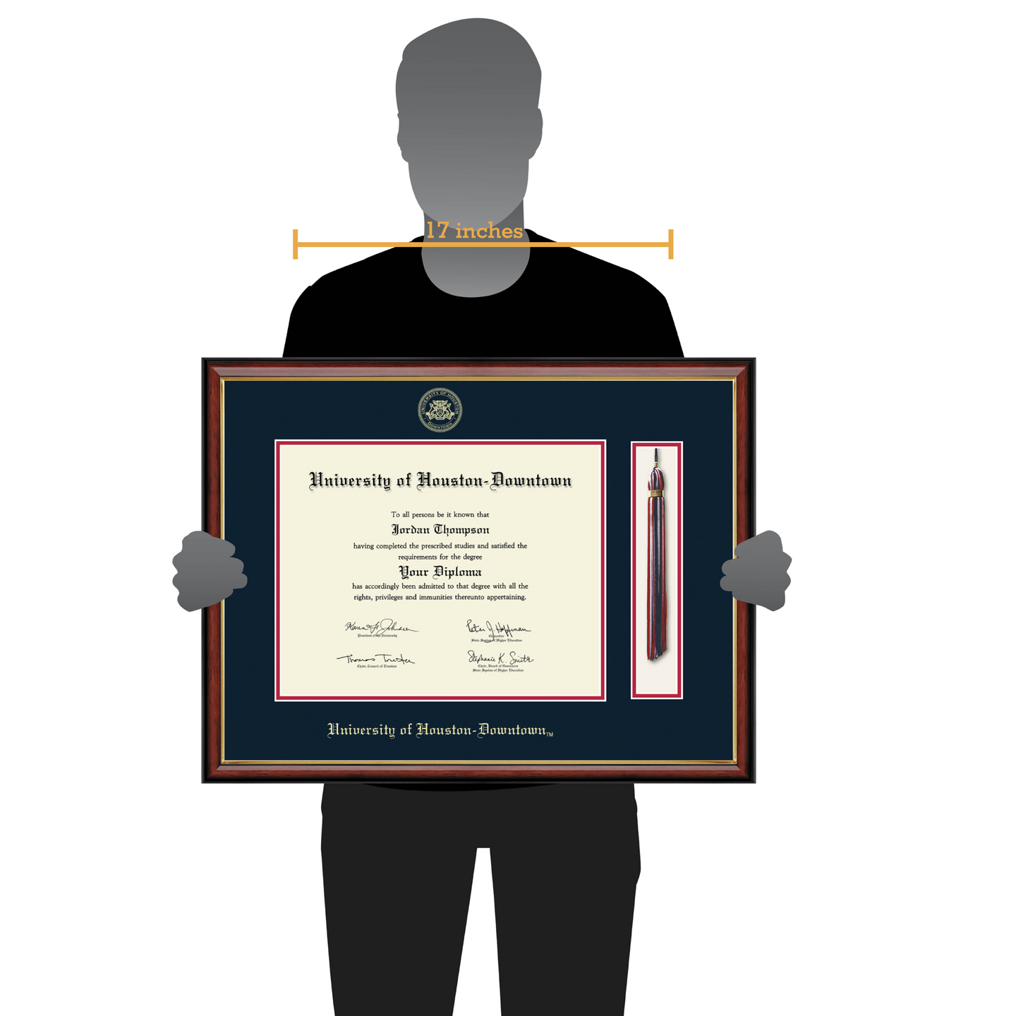 University of Houston Downtown Tassel Edition Diploma Frame in ...