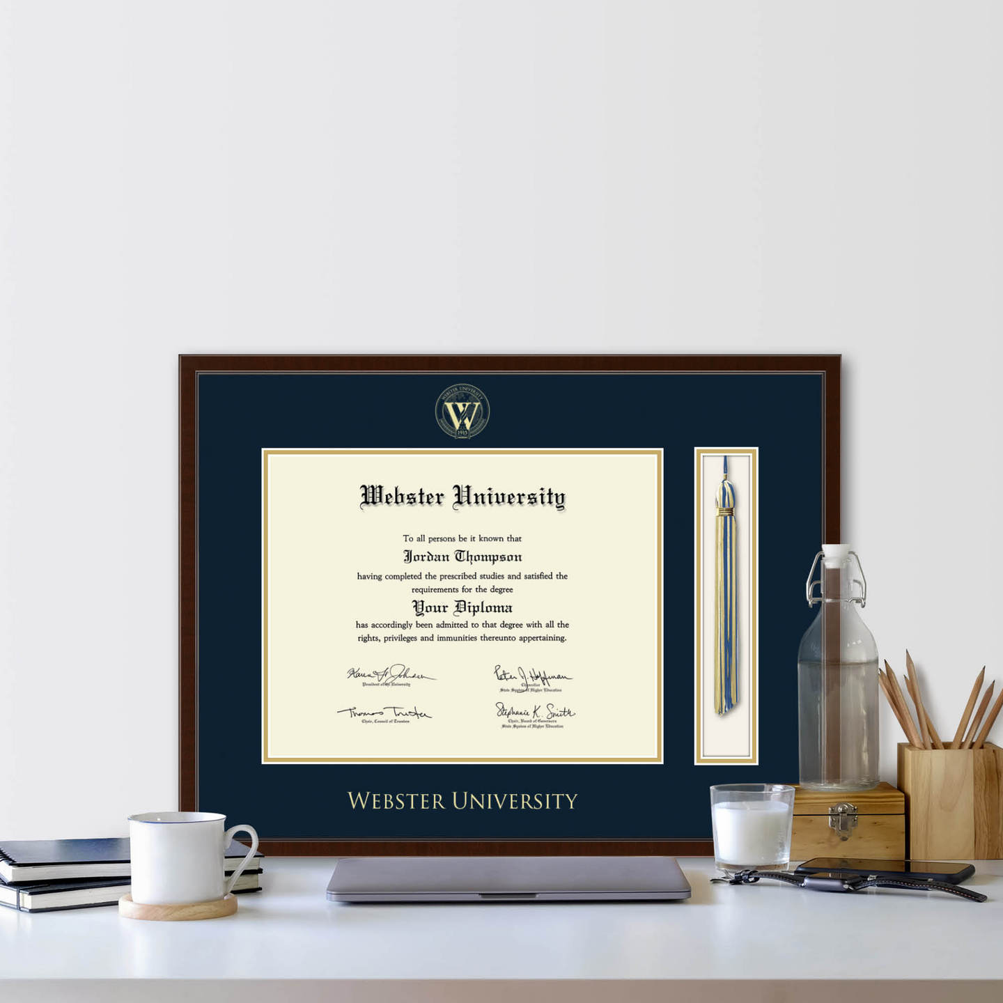 Webster University Tassel Edition Diploma Frame in Delta - Item #364314 Webster University Tassel Edition Diploma Frame in Delta - Item #364314