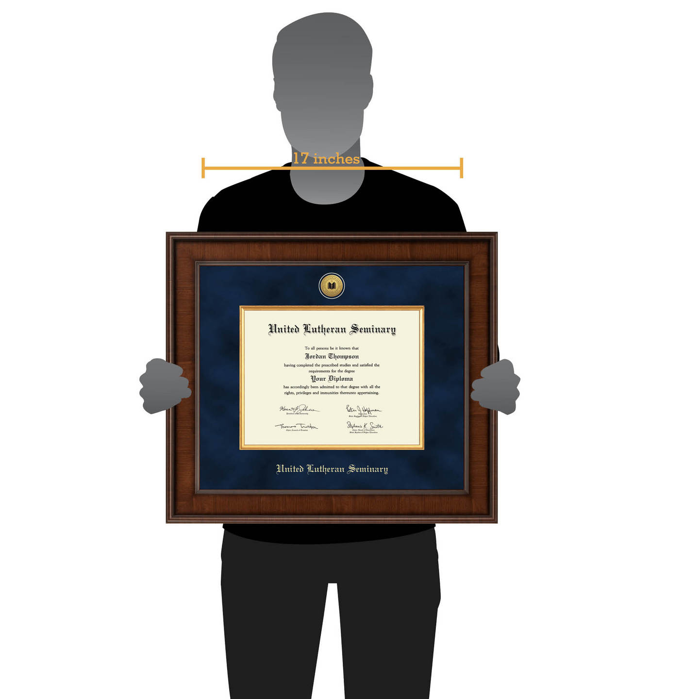 United Lutheran Seminary Presidential Gold Engraved Diploma Frame in ...