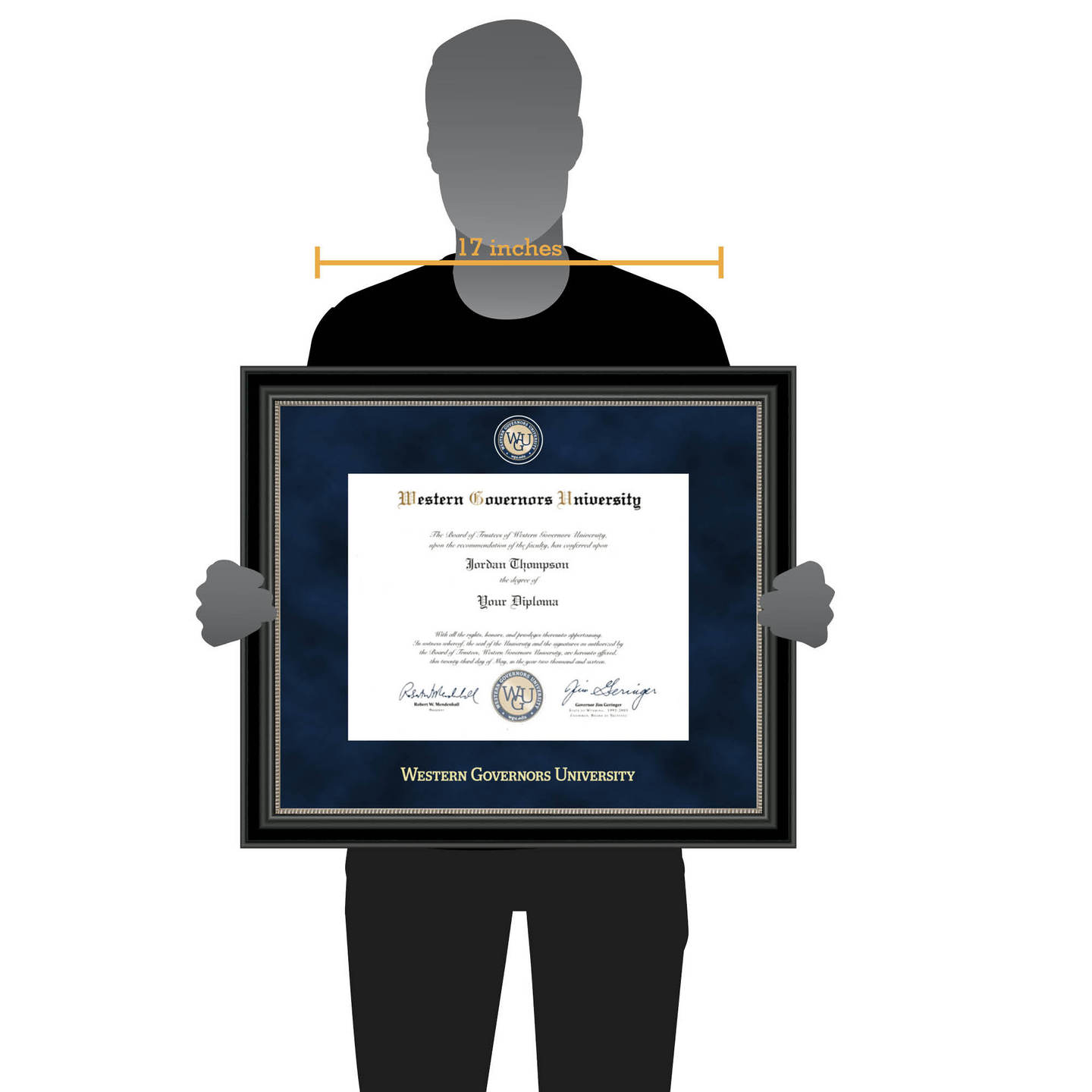 Western Governors University 11x14 Optional Size- Regal Edition Diploma ...
