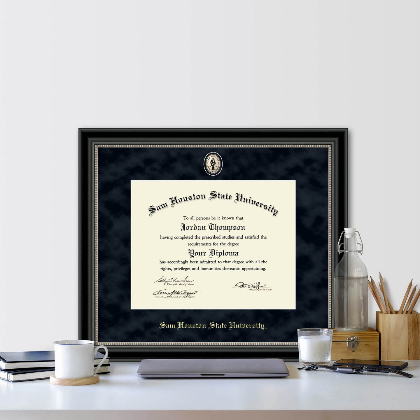 Sam Houston State University Regal Edition Diploma Frame in Noir - Item ...