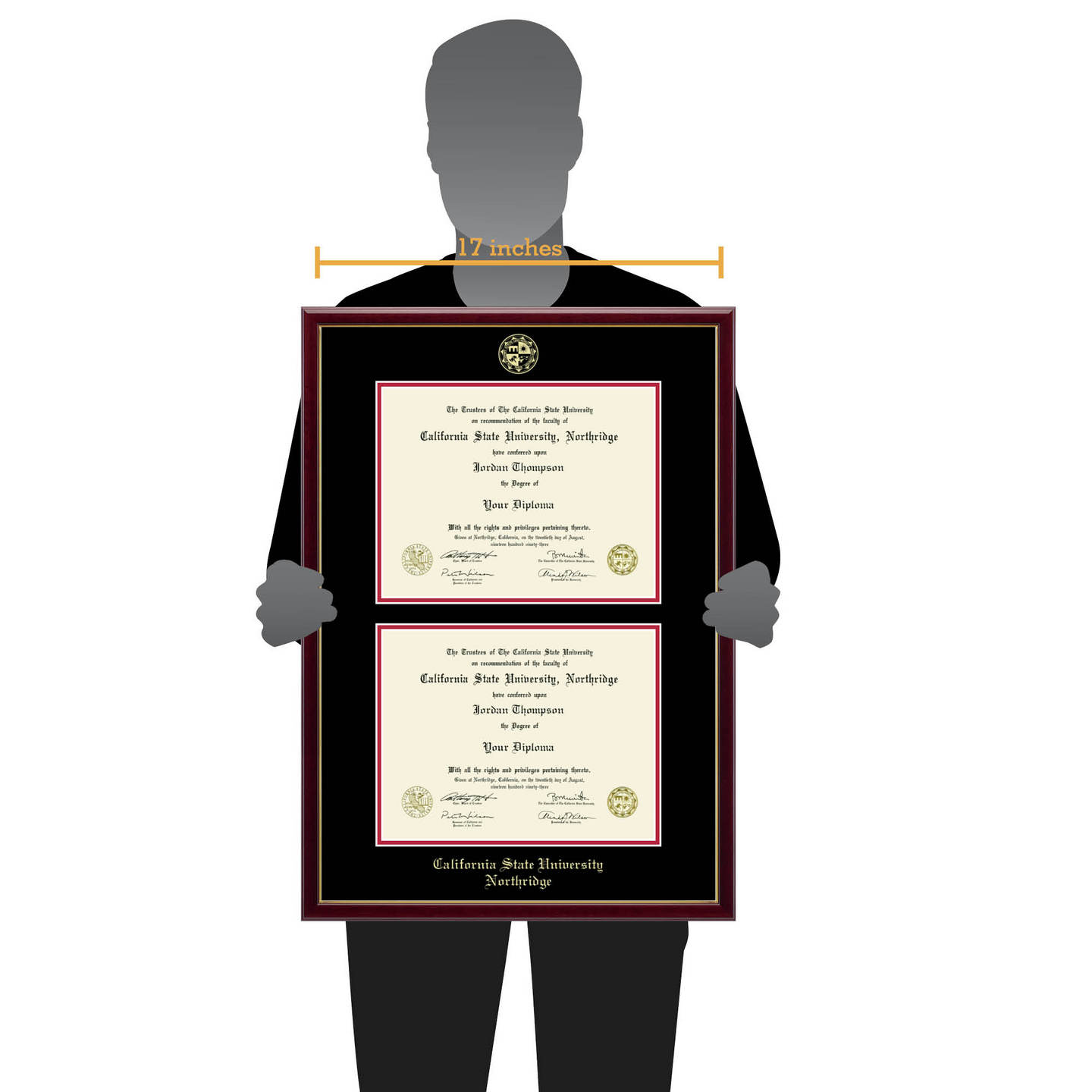 California State University Northridge Double Diploma Frame in Galleria ...