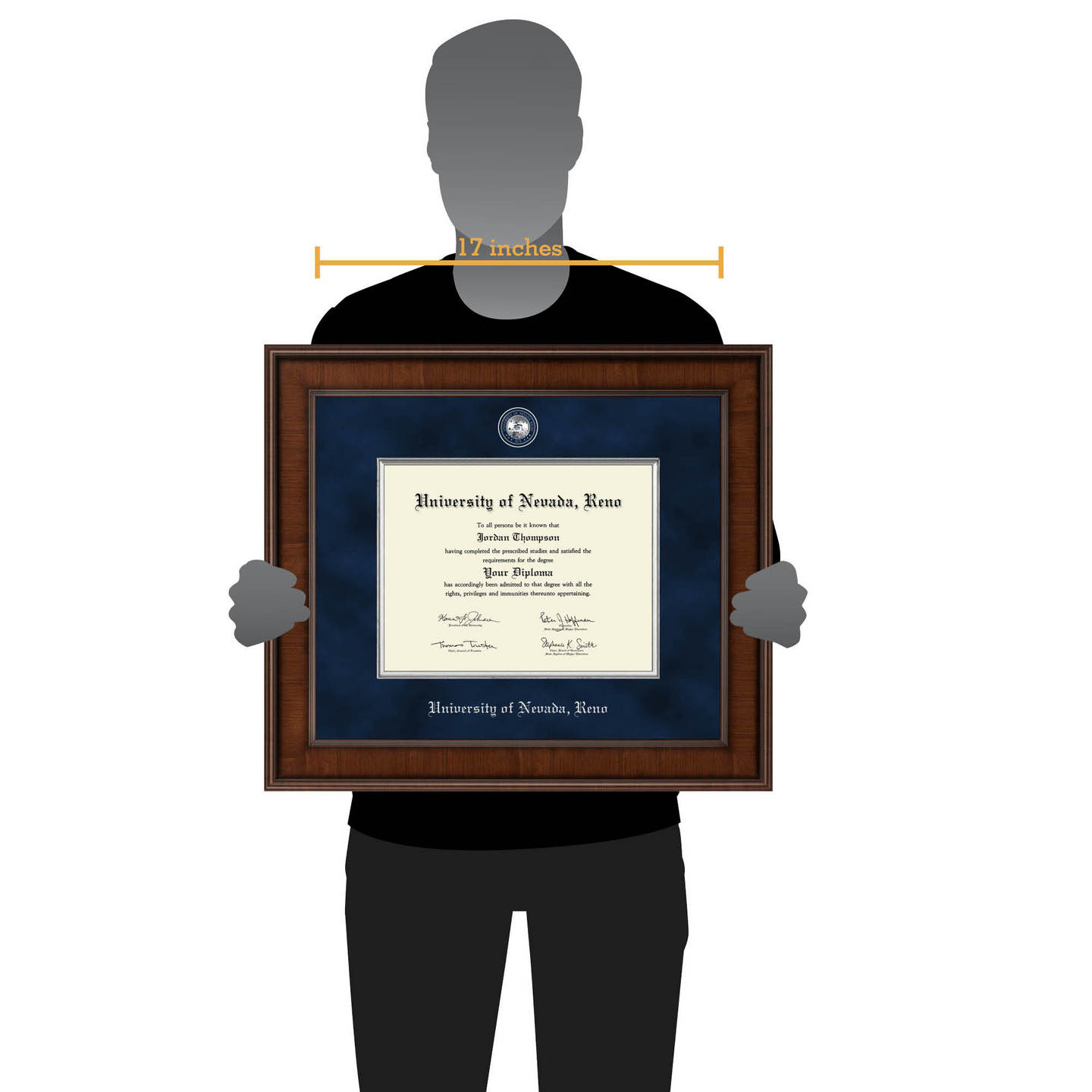 University of Nevada Reno Presidential Masterpiece Diploma Frame in ...