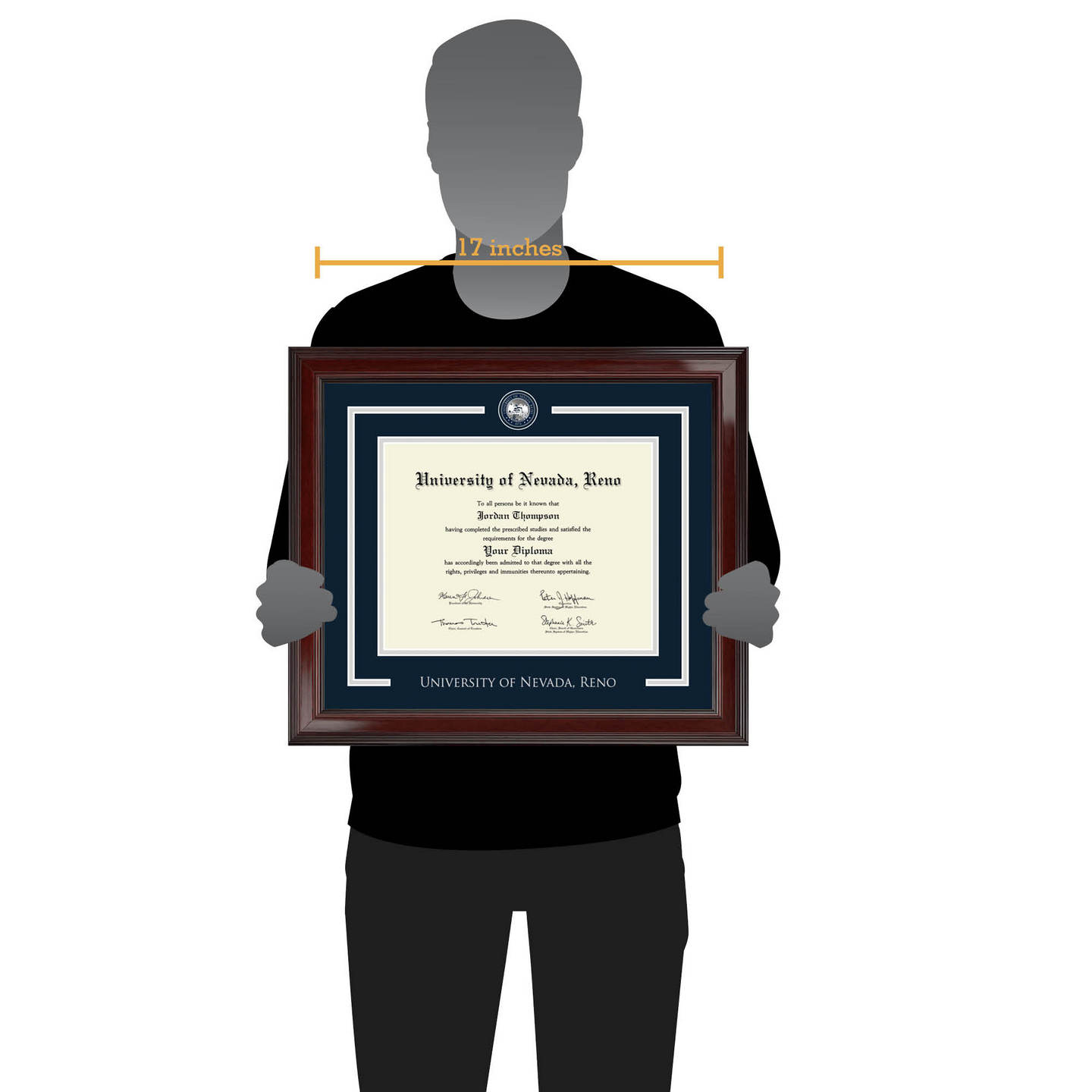 University of Nevada Reno Showcase Edition Diploma Frame in Encore ...
