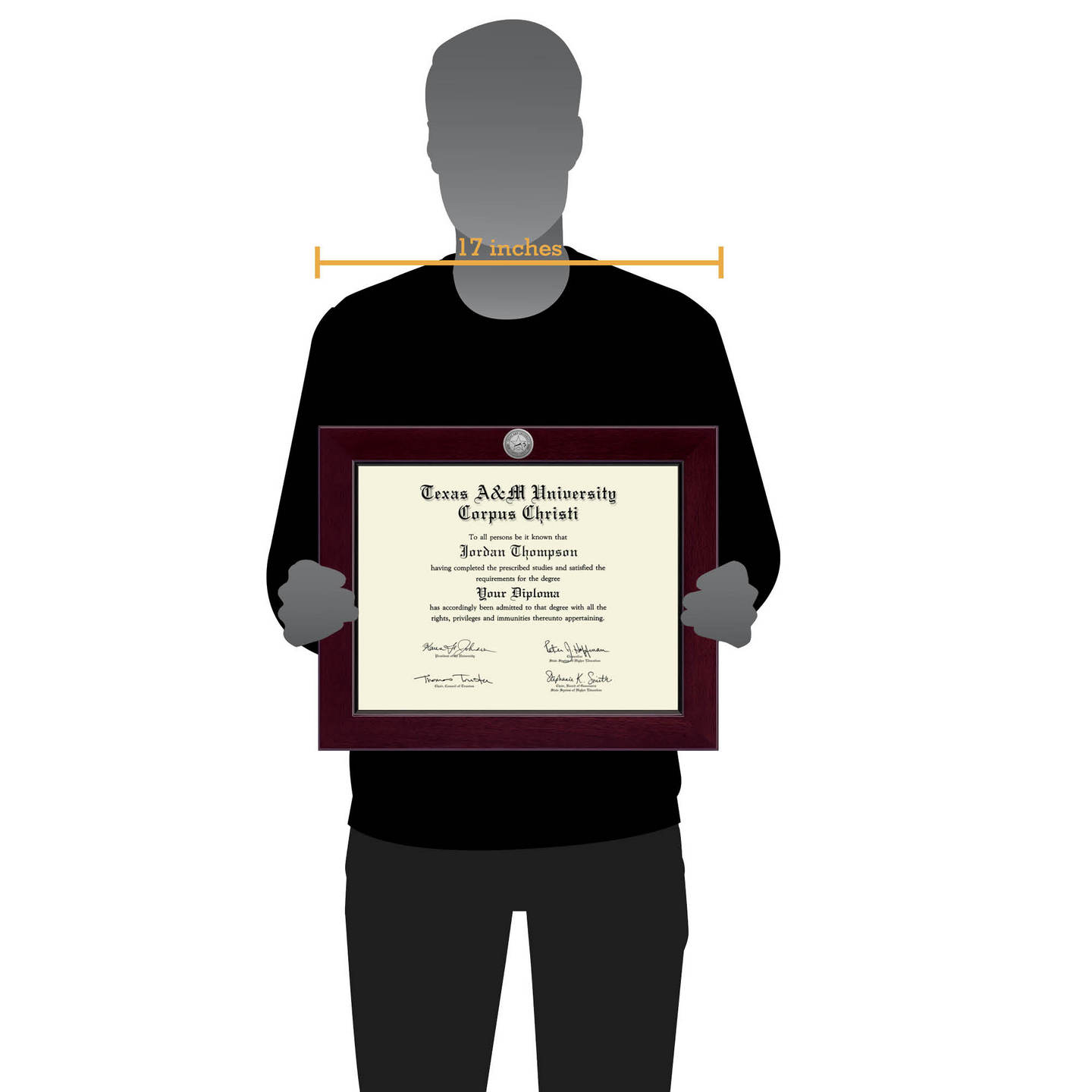 Texas A&M University Corpus Christi Century Silver Engraved Diploma ...