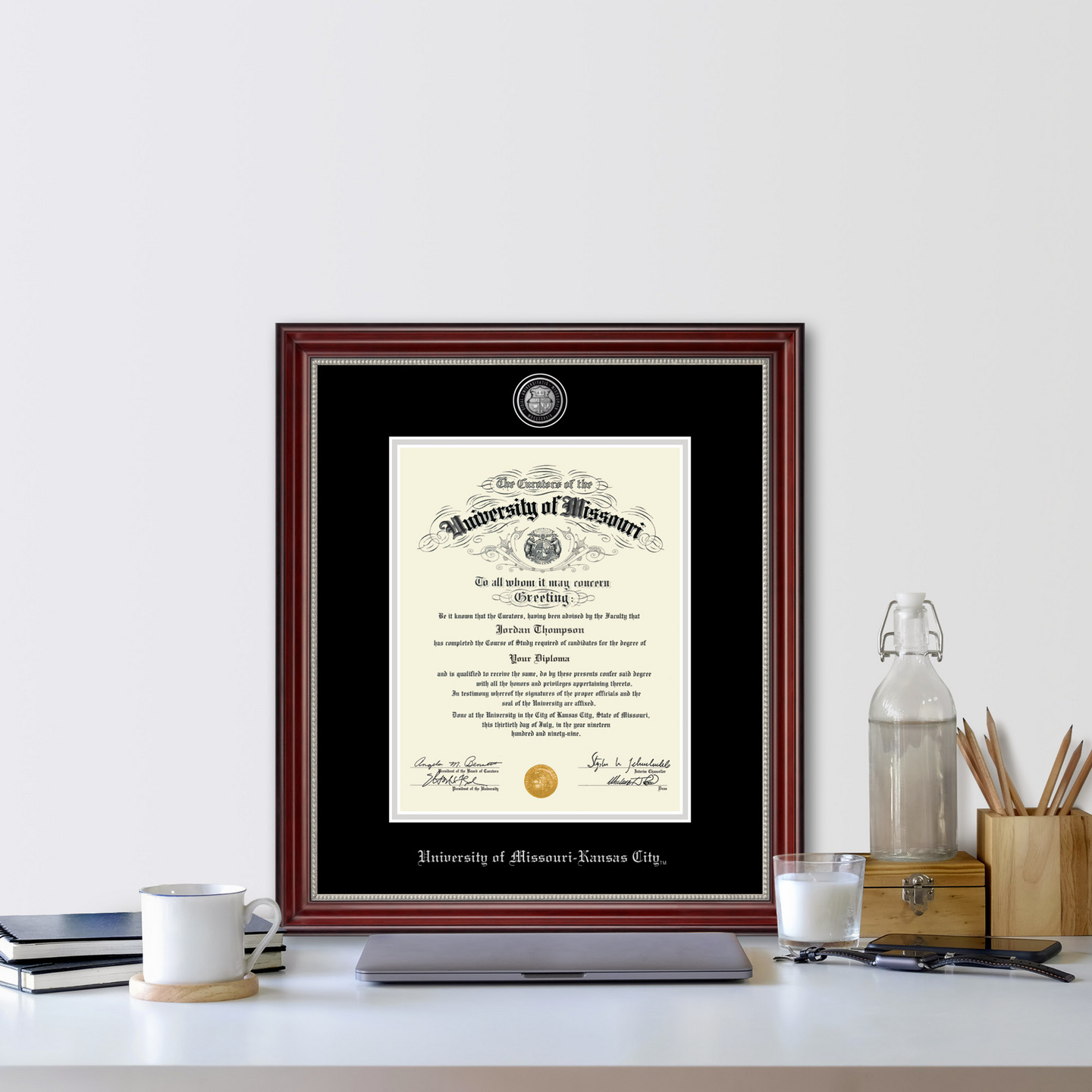 University of Missouri Kansas City Masterpiece Medallion Diploma Frame ...