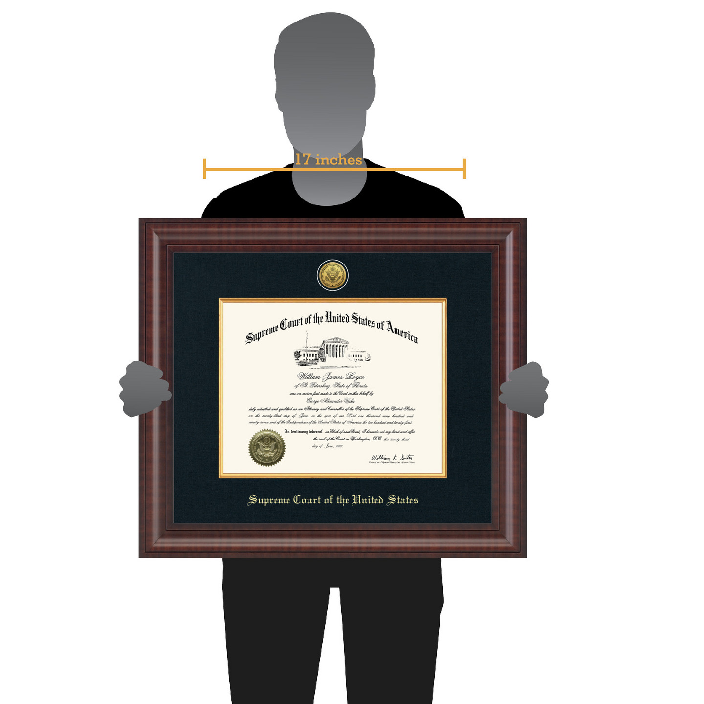 Supreme Court of the United States Presidential Gold Engraved ...