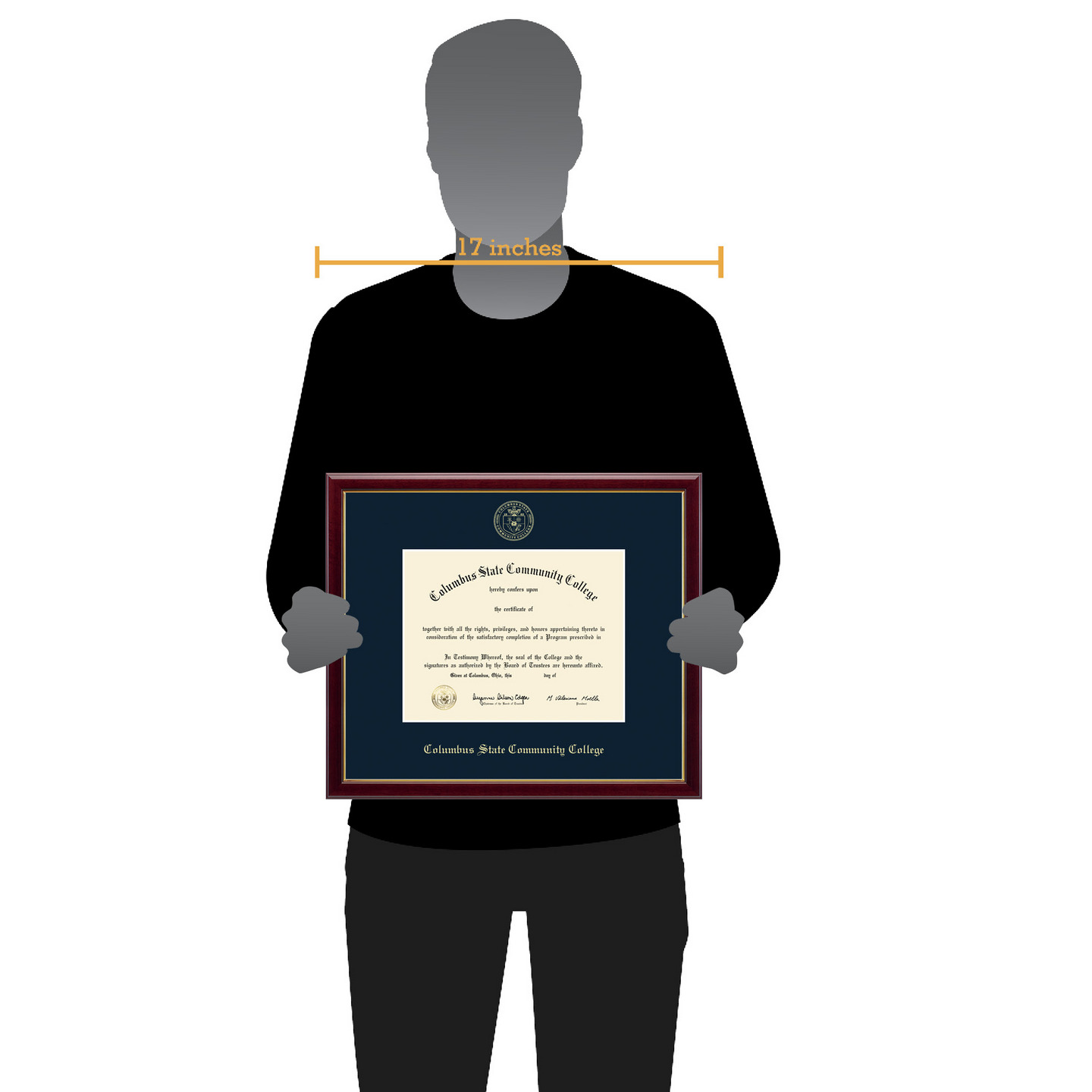 Columbus State Community College Gold Embossed Diploma Frame in ...