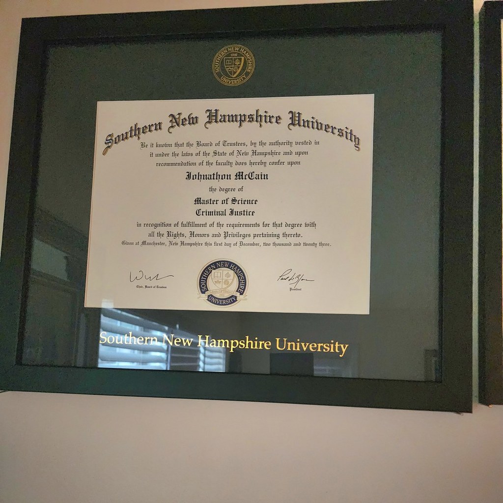 Master Degree Diploma Frames