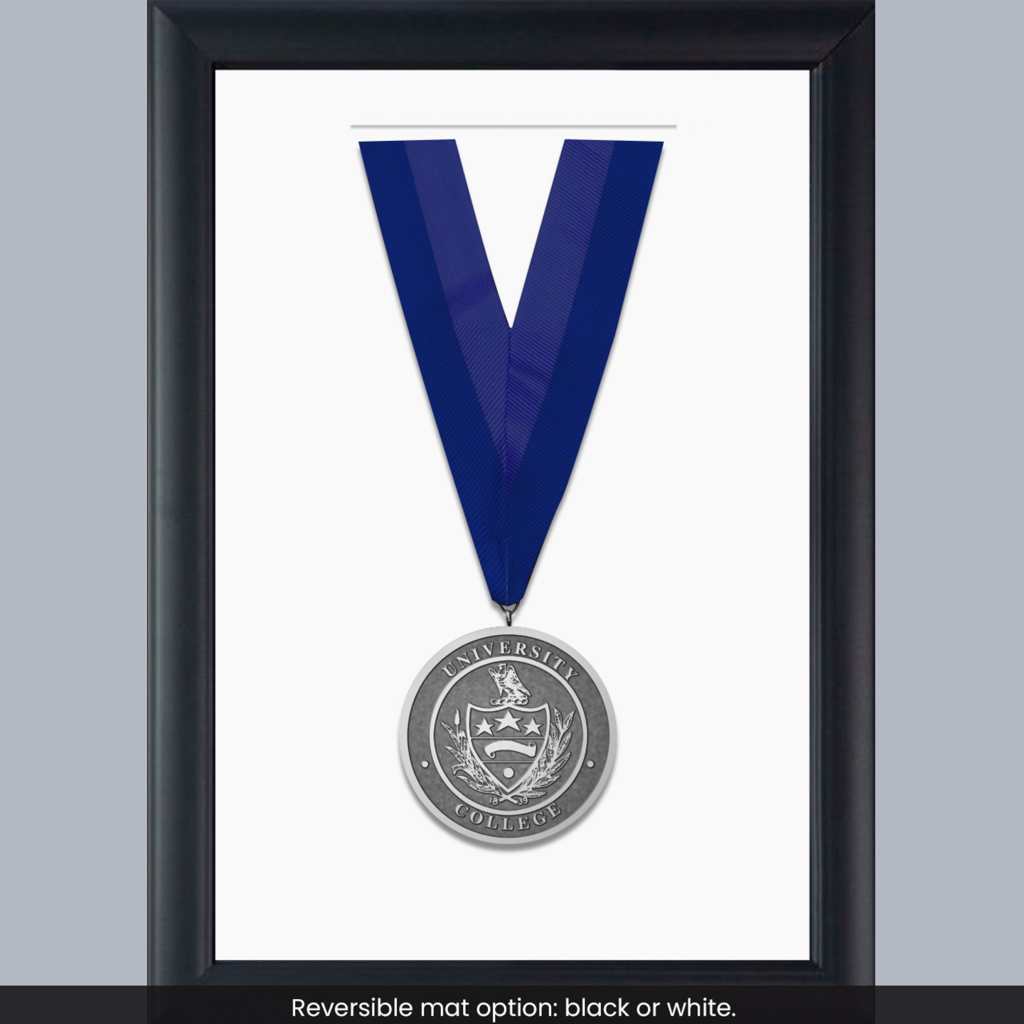 Shadow Box Frames Graduation Medallion Frame in Obsidian - Item #988960