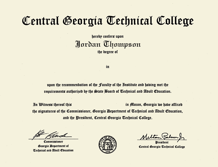 Certificado De Diploma Ged De Georgia Translation Of Diploma USA