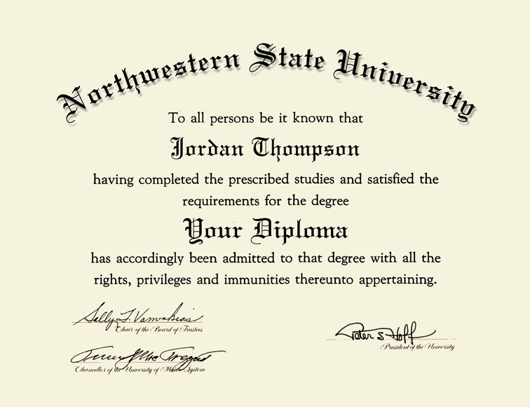Northwestern Diploma Sps