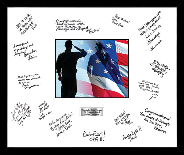 Autograph Frame - Silver Plate - 20 x 24 - fits 8x10 photo - Horizontal ...