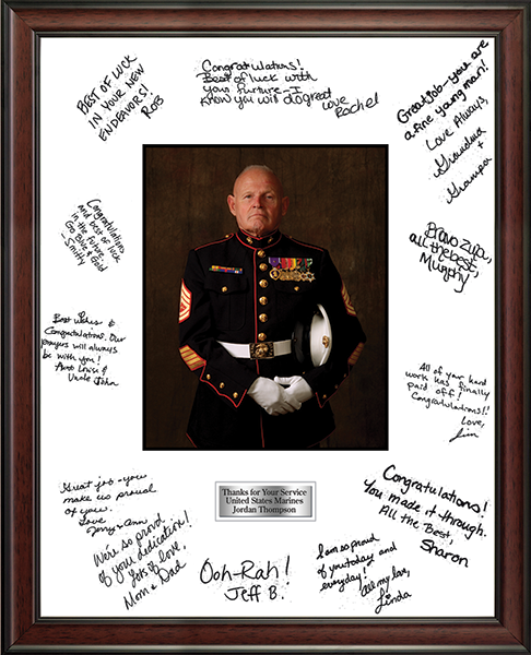 Autograph Frame - Vertical - Silver Plate in Studio Autograph Frames ...