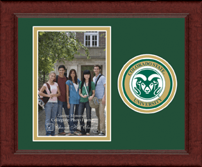 Vertical - Lasting Memories Circle Logo Photo Frame in Sierra Colorado ...