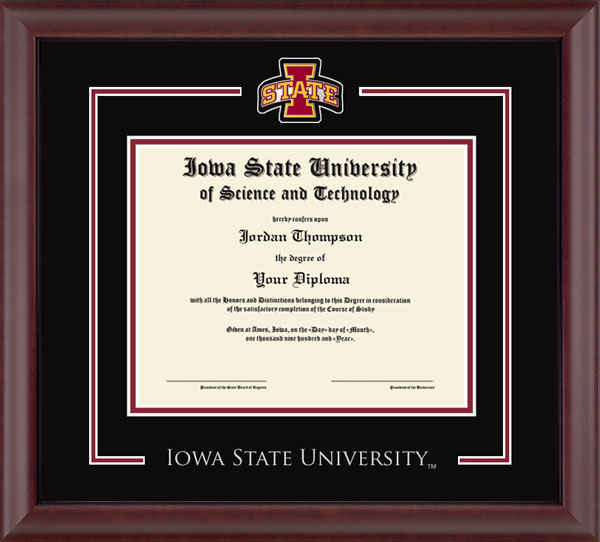 Iowa State Diploma Frame | ISU Graduation Frame - Church Hill Classics