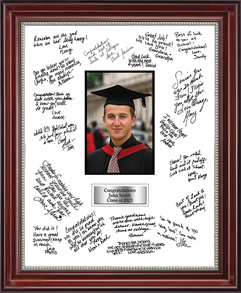 Autograph Frame - Silver Plate - 11 x 14 - fits 4x6 photo in Kensington ...